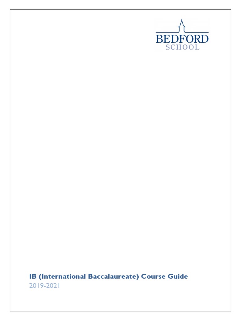 IB Options Booklet 2019 2021 | PDF | Gce Advanced Level (United Kingdom ...