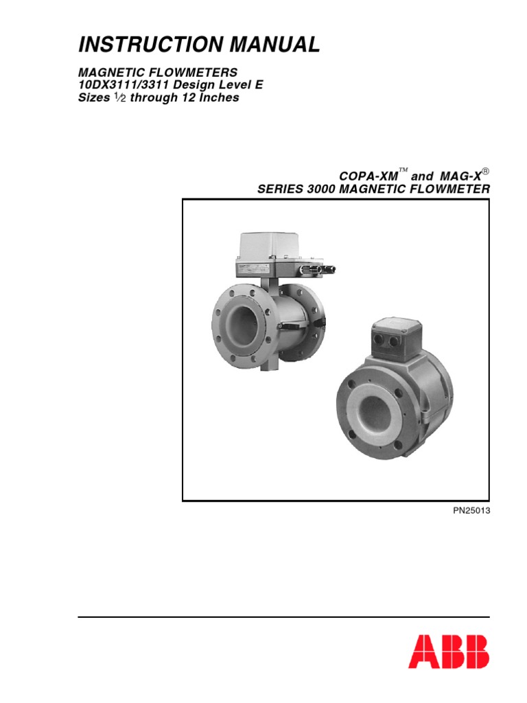 Magnetic Flowmeters | PDF | Flow Measurement | Inductor