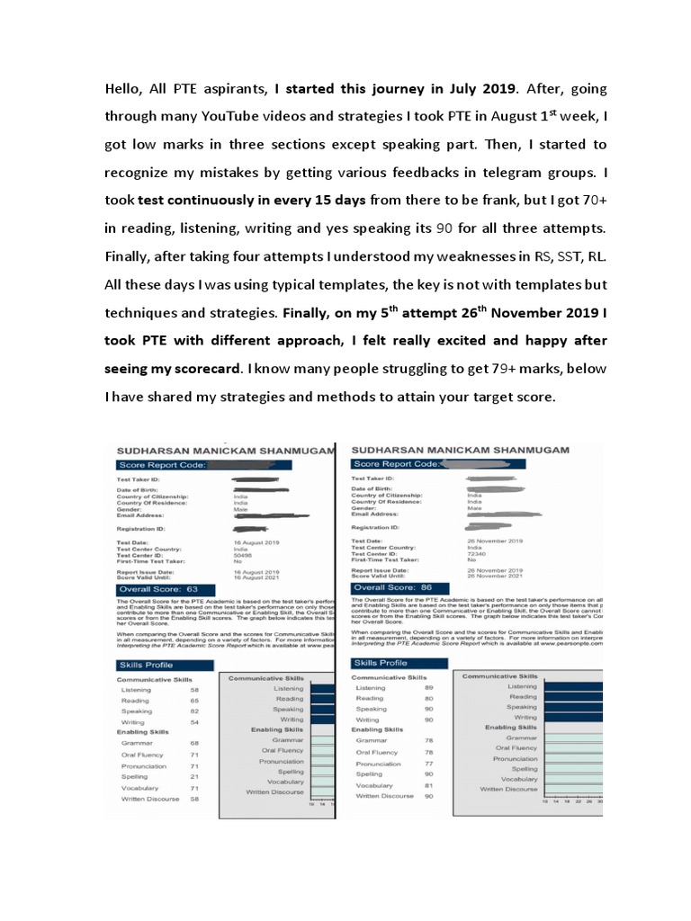 Pte Strategies Sudharsan M S | PDF | Semiotics | Human Communication