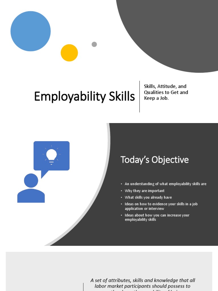 Employability Skills (High School) | PDF | Leadership | Skill