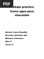 Guia Como Agua para Chocolate | PDF | Felicidad | Amor