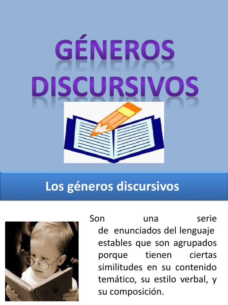 Géneros Discursivos | PDF | Género | Comunicación humana