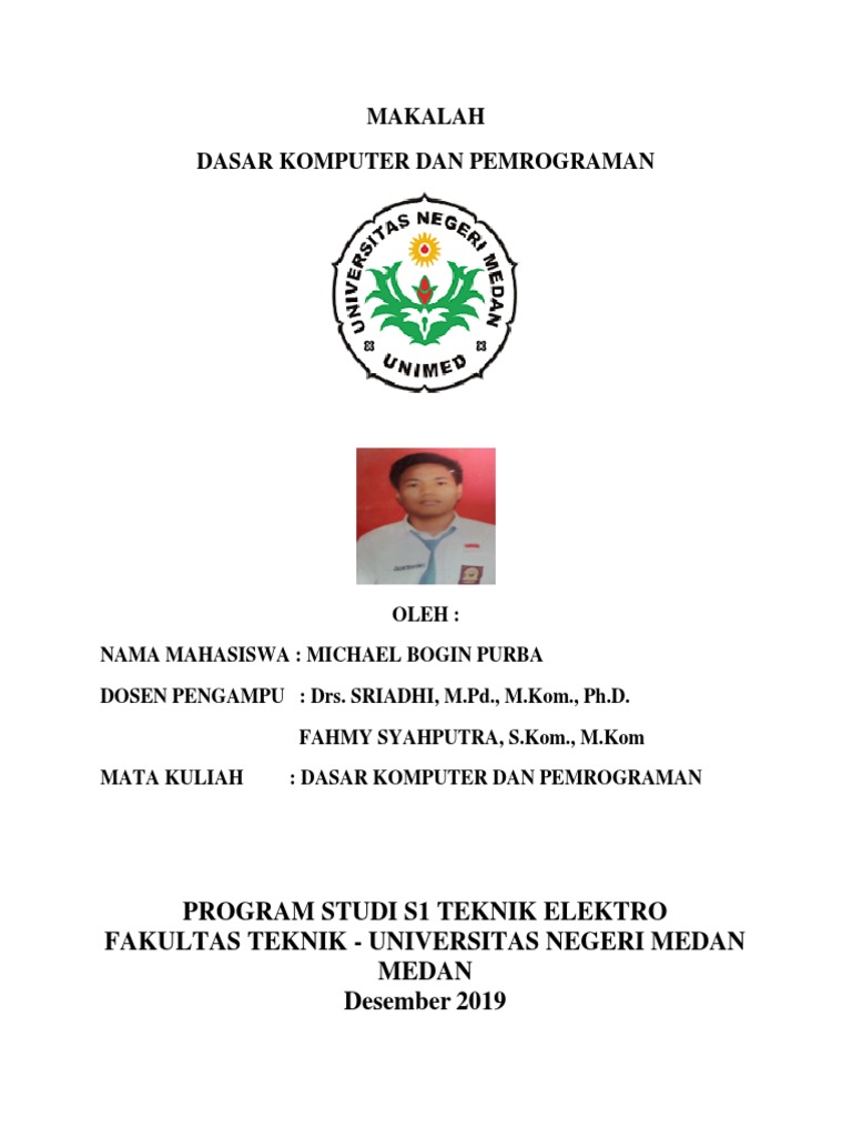 Uas Michael Bogin Purba 5192530007 | PDF | Metode & Bahan Ajar | Komputer