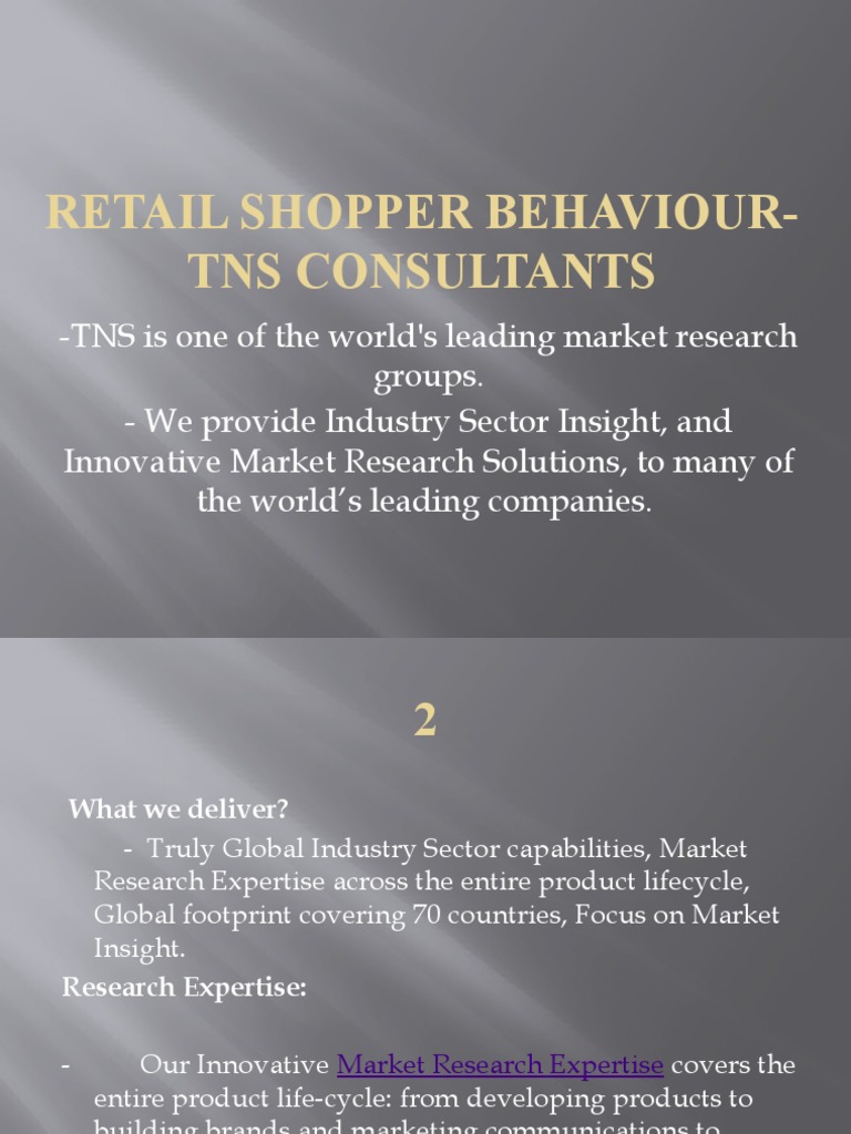 Retail Shopper Behaviour | PDF | Retailing | Business Process