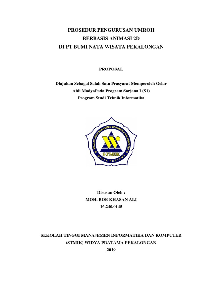 Proposal | PDF | Komputer