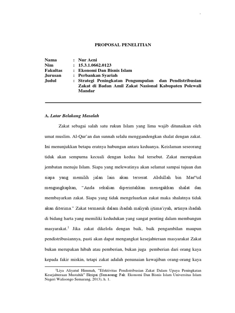 Isi Proposal Penelitian | PDF | Ilmu Sosial