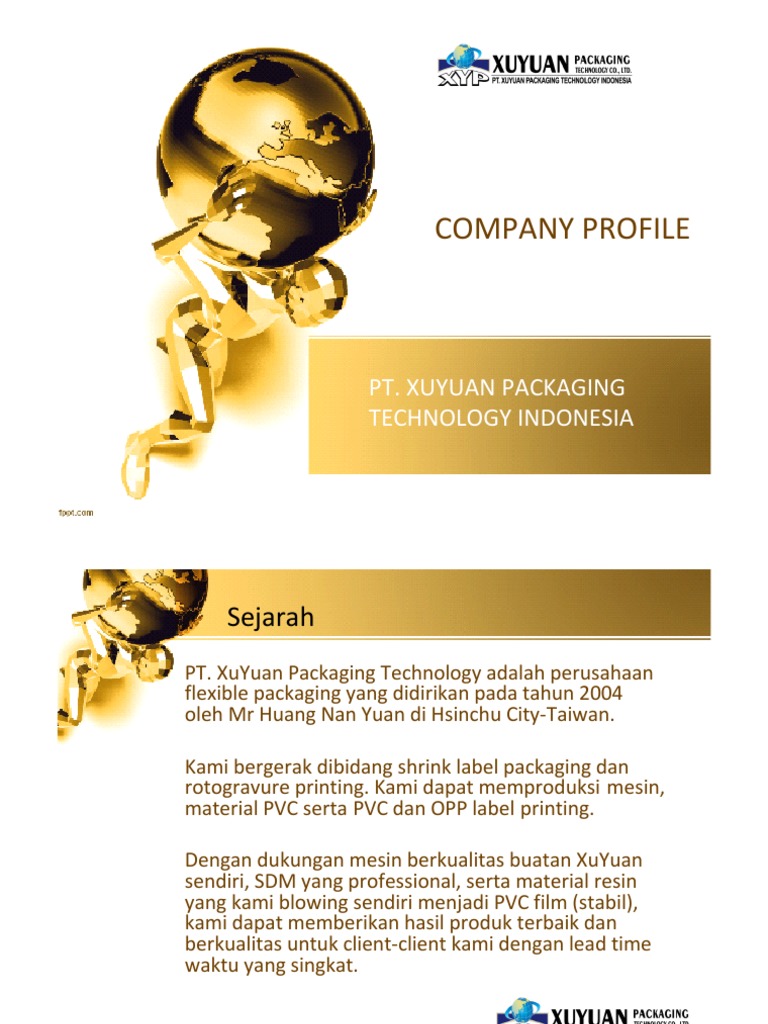 Company Profile Xuyuan Indonesia | PDF