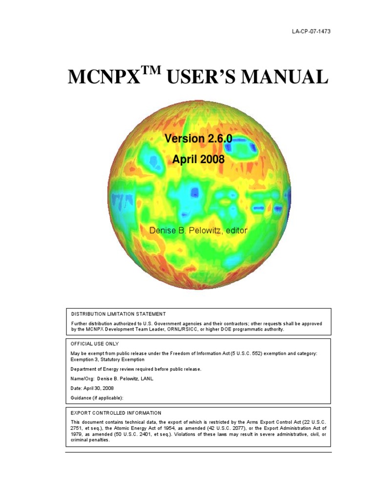 MCNP Manual | PDF | Nuclear Fission | Physics