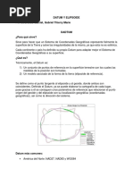 Qué Es El Datum de Las Coordenadas Geográficas y Su Uso en El GPS | PDF ...