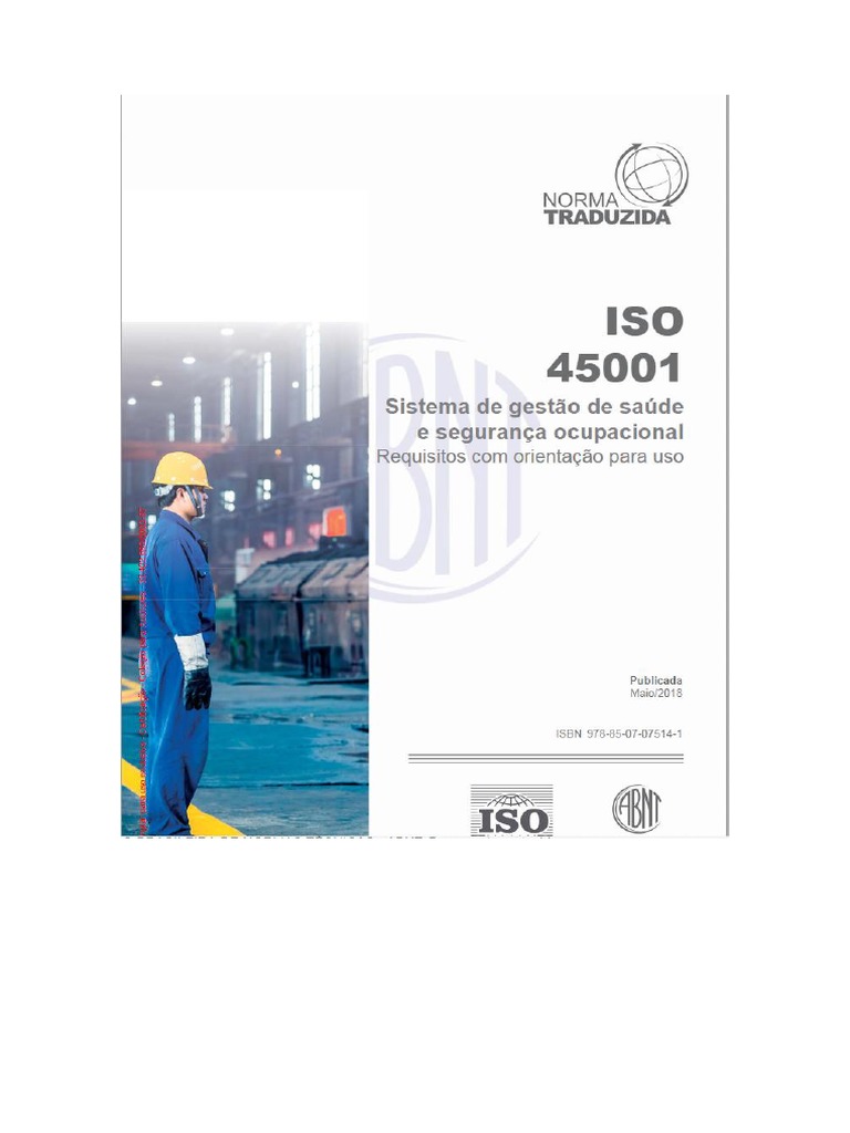 ISO 45001-18 - Segurança e Saúde Ocupacional PDF | PDF