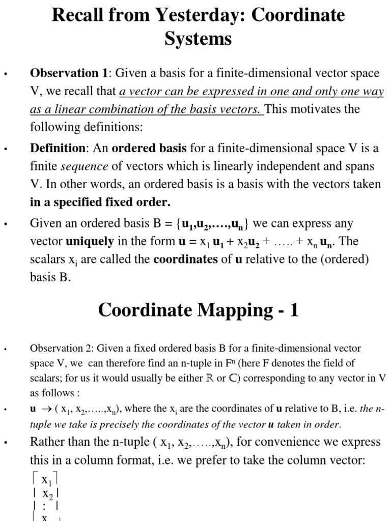 Math Linear Algebra | PDF | Vector Space | Basis (Linear Algebra)
