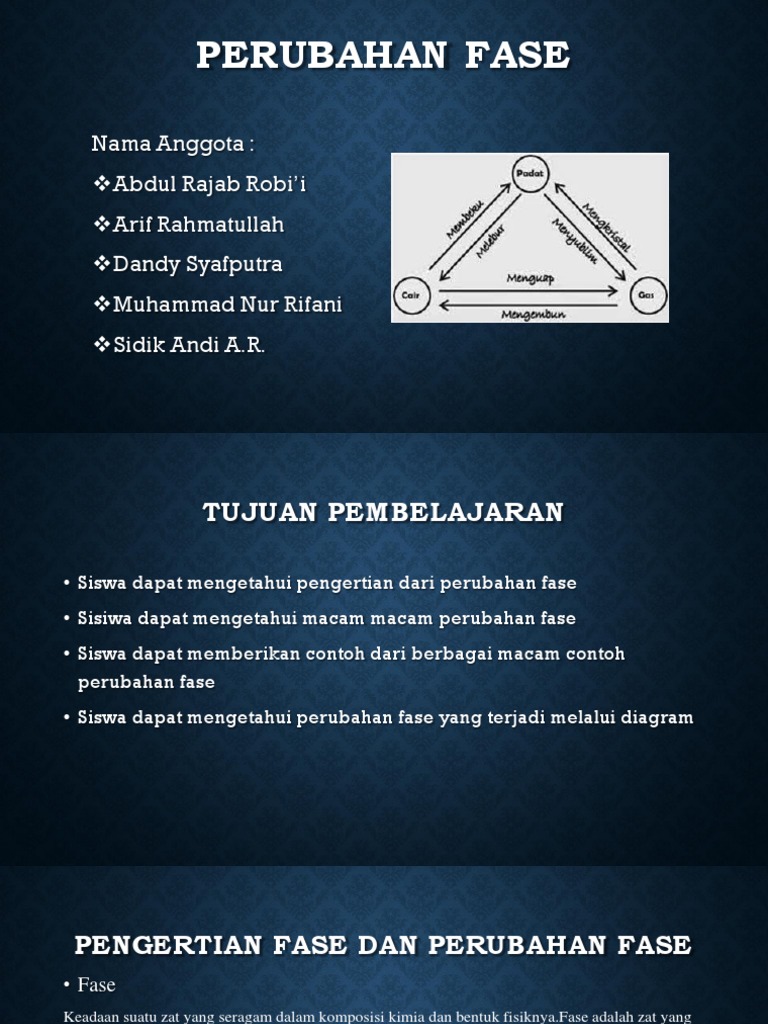 Perubahan Fase: Konsep dan Contoh | PDF | Memasak, Makanan, & Anggur ...