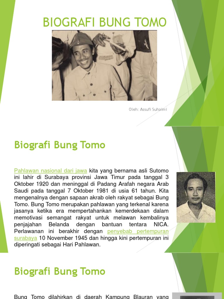 Tokoh Sejarah Bung Tomo | PDF