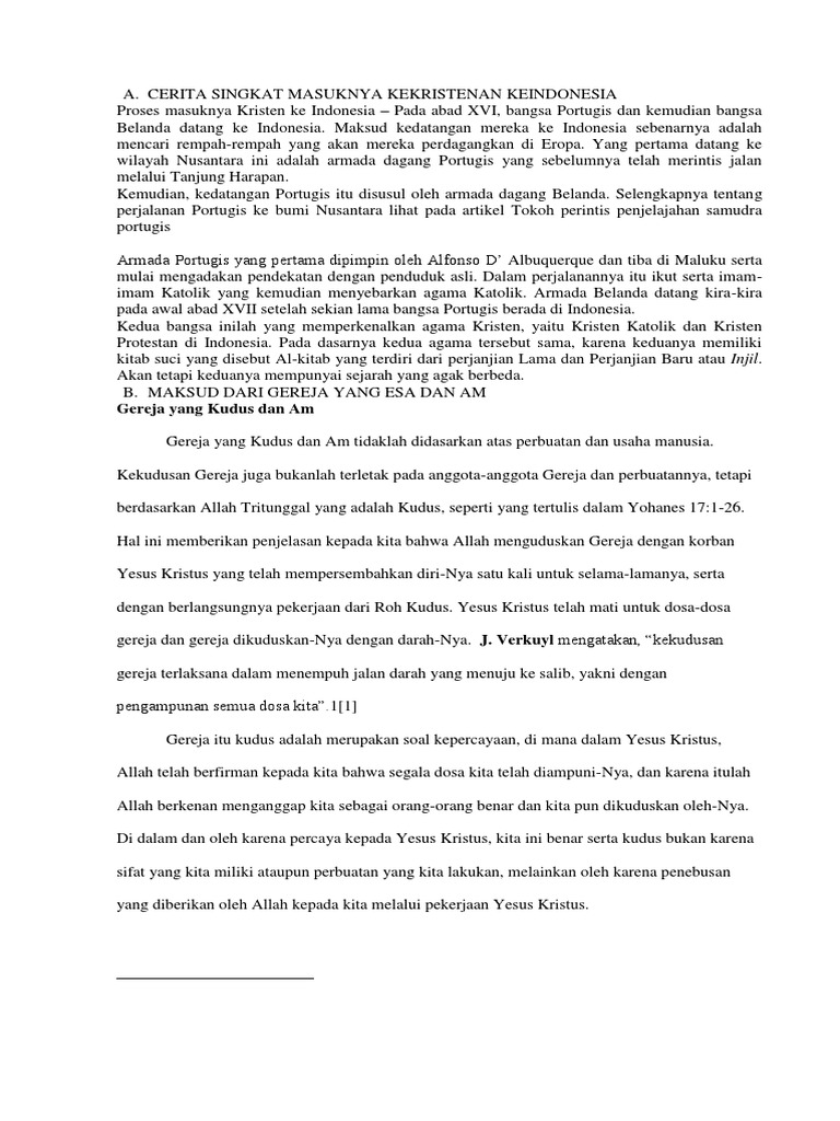 KRISTENISASI INDONESIA | PDF