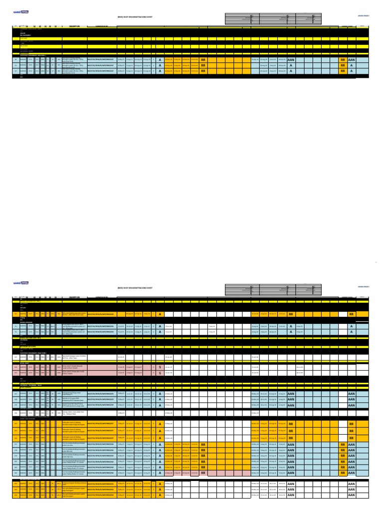 Drawing List - BMS | PDF | Home Appliance | Mechanical Engineering