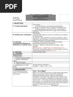 Explicit Teaching Lesson Plan in English | PDF | Verb | Lesson Plan