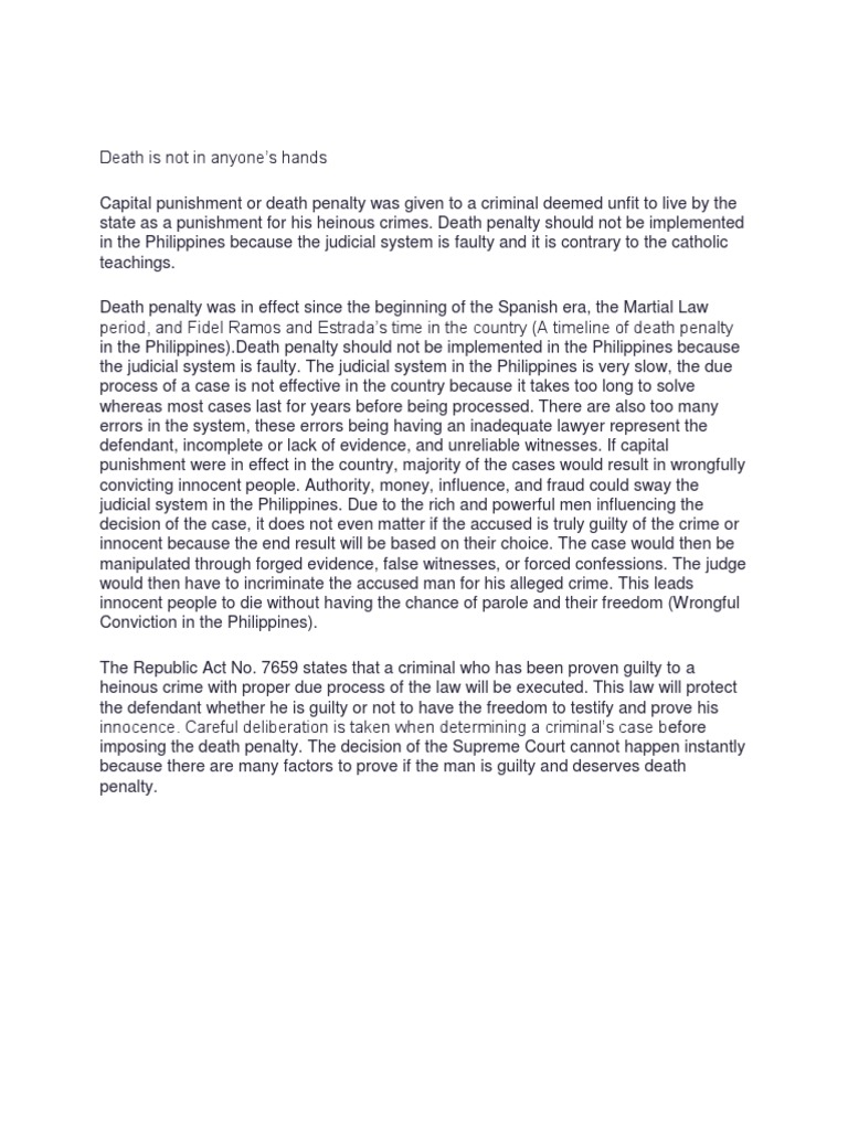 Death Penalty | PDF