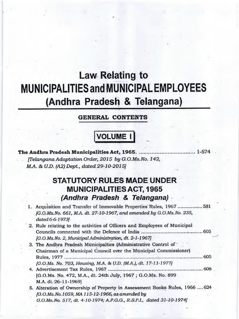 Law Relating To Municipal Employees | PDF | Government | Public Sphere