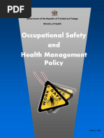 Ch2 Osh Policy of Zimbabwe - STD | PDF | Occupational Safety And Health | Employment