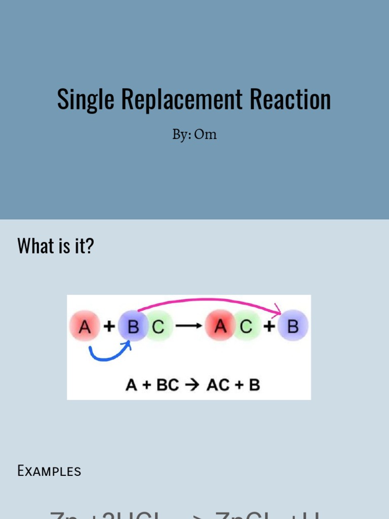 Single Replacement Reaction | PDF | Chemical Reactions | Copper