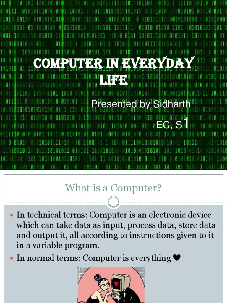 The Role of Computers in Daily Life | PDF | Art