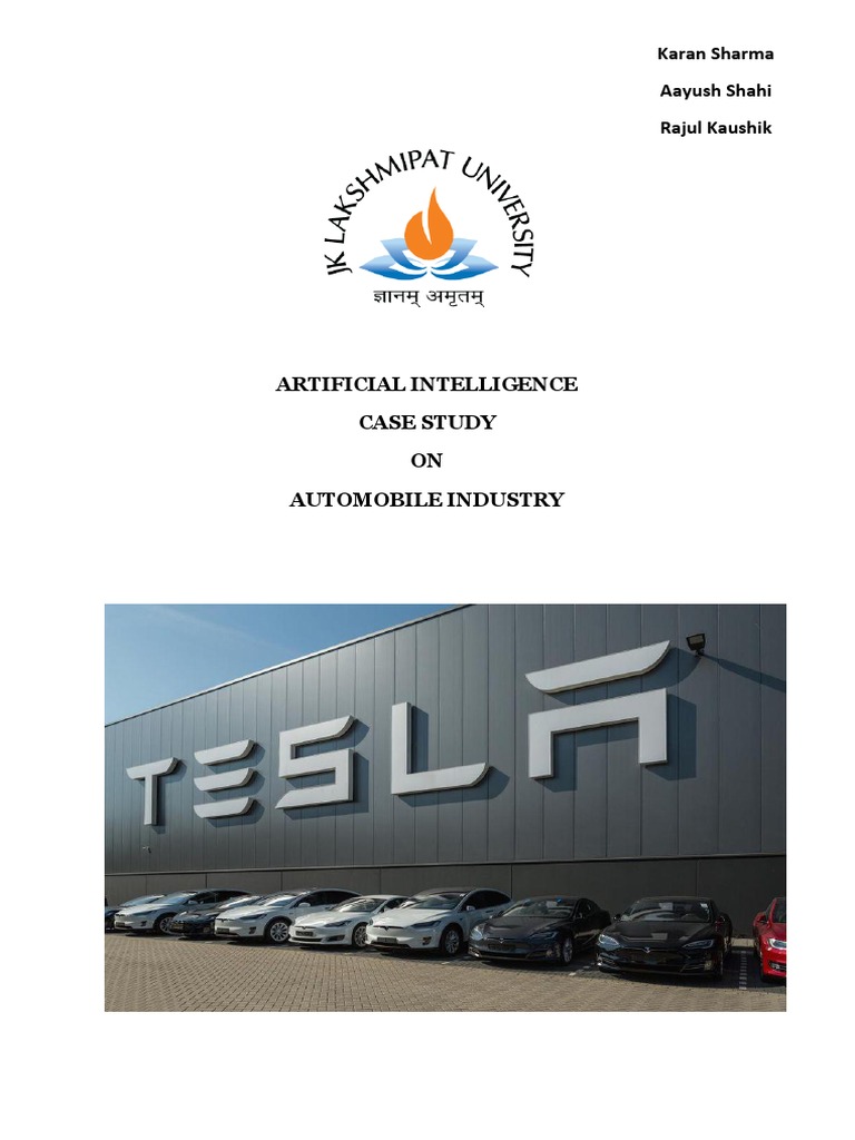 AI in Automobile Industry | PDF | Internet Of Things | Artificial ...