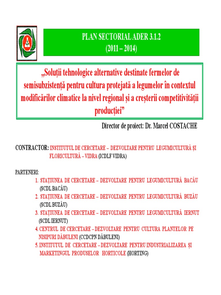 ADER 312 Raport Final | PDF