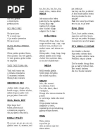 DOBAR DAN Tekst Pjesme | PDF