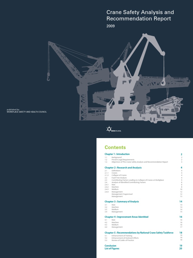 Crane Safety Analysis Report PDF | PDF | Crane (Machine) | Safety