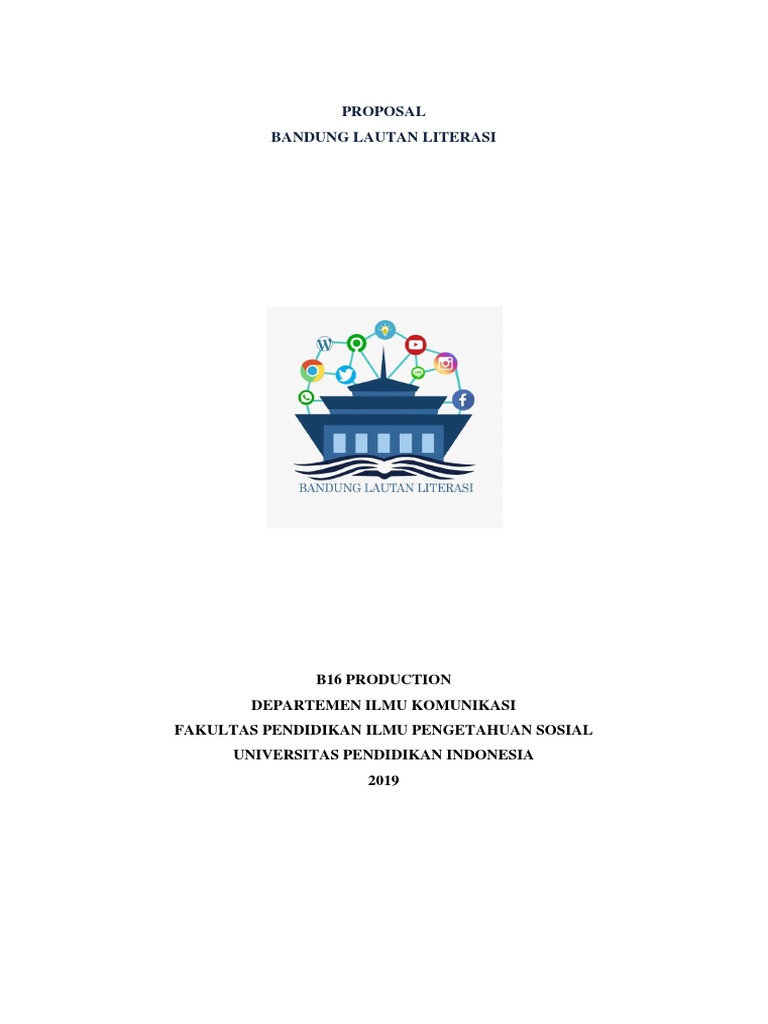 Proposal Bandung Lautan Literasi | PDF