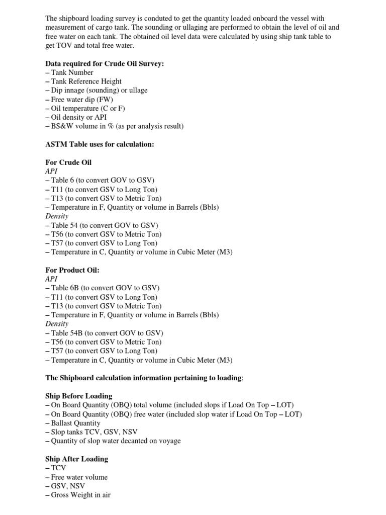 Petroleum Calculation Series | PDF | Ton | Barrel (Unit)