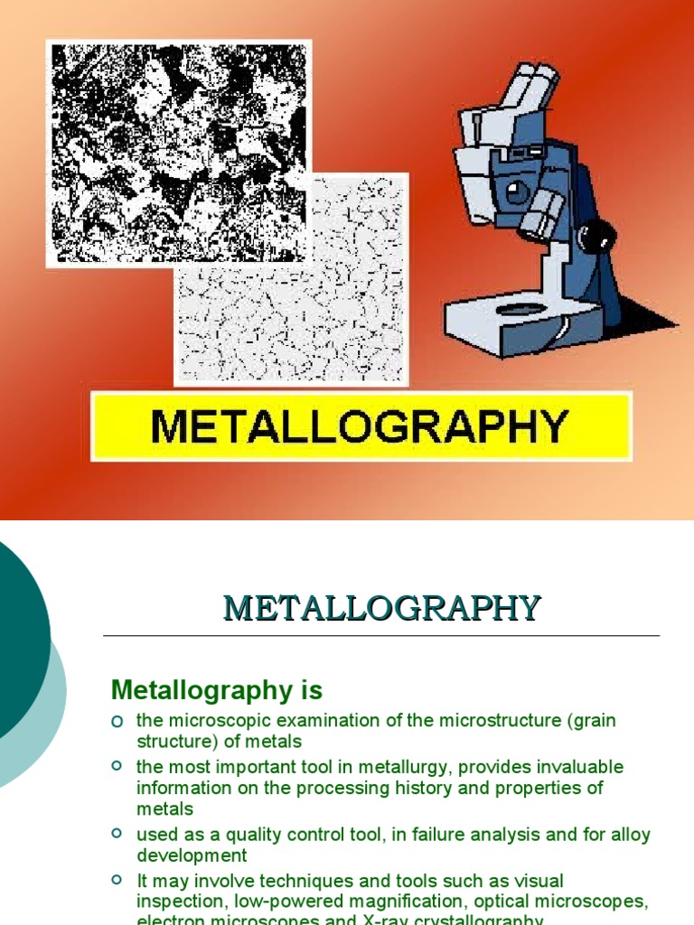 Metallography Techniques and Processes | PDF | Building Engineering ...