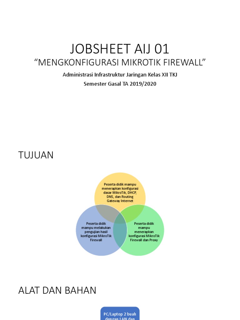 KB1 Langkah Kerja Jobsheet 01 Aij | PDF