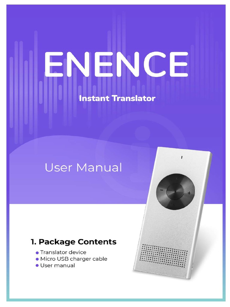 Enence Manual1 | PDF