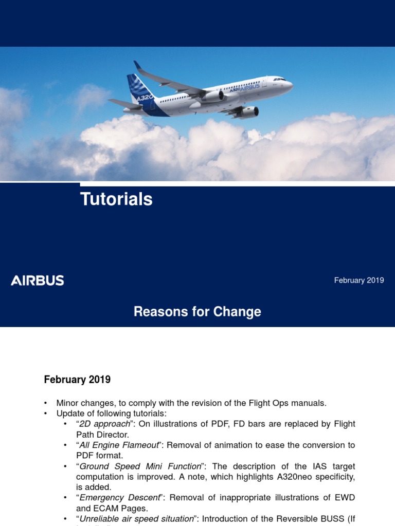 Airbus A320 PDP Tutorials (FEB 2019) PDF | PDF | Flight | Airport