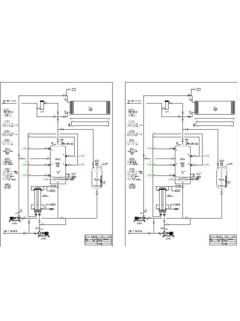 FILTER PRESS P&ID-Model PDF | PDF