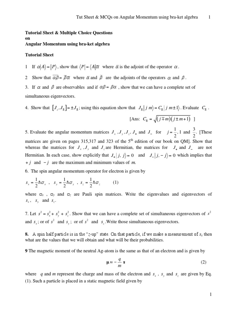 DTU Assignment | PDF | Spin (Physics) | Modern Physics