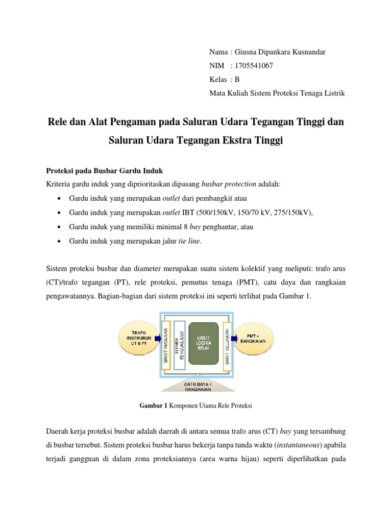 Rele Dan Pengaman SUTT Dan SUTET | PDF