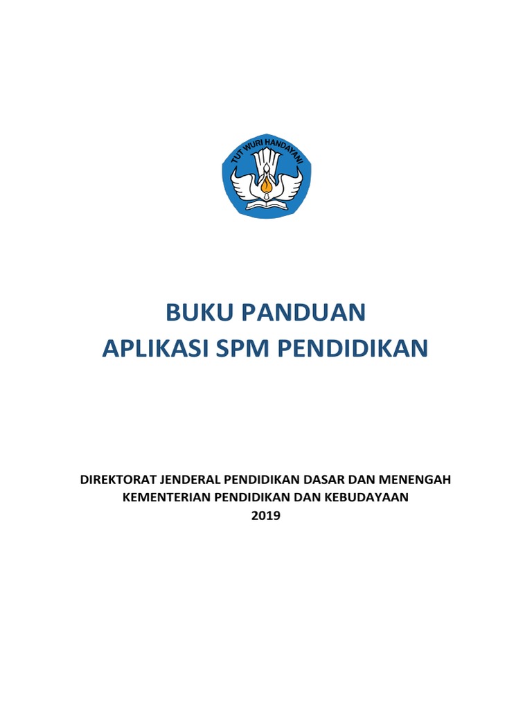 Manual Book Aplikasi SPM Pendidikan | PDF