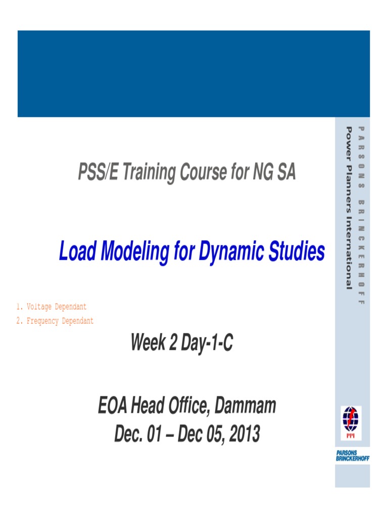 Load Modeling PDF | PDF | Electric Motor | Steady State