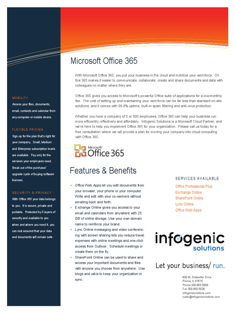 Office 365 PDC PDF | PDF | Office 365 | Microsoft Office