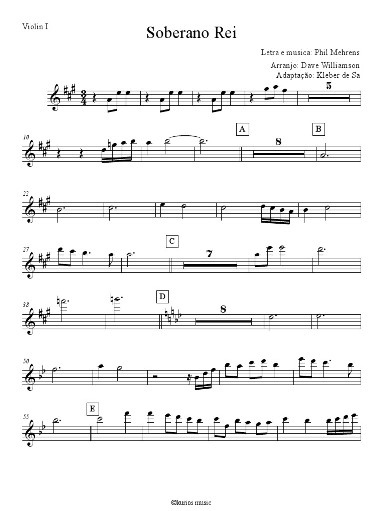 Soberano Rei Violino | PDF