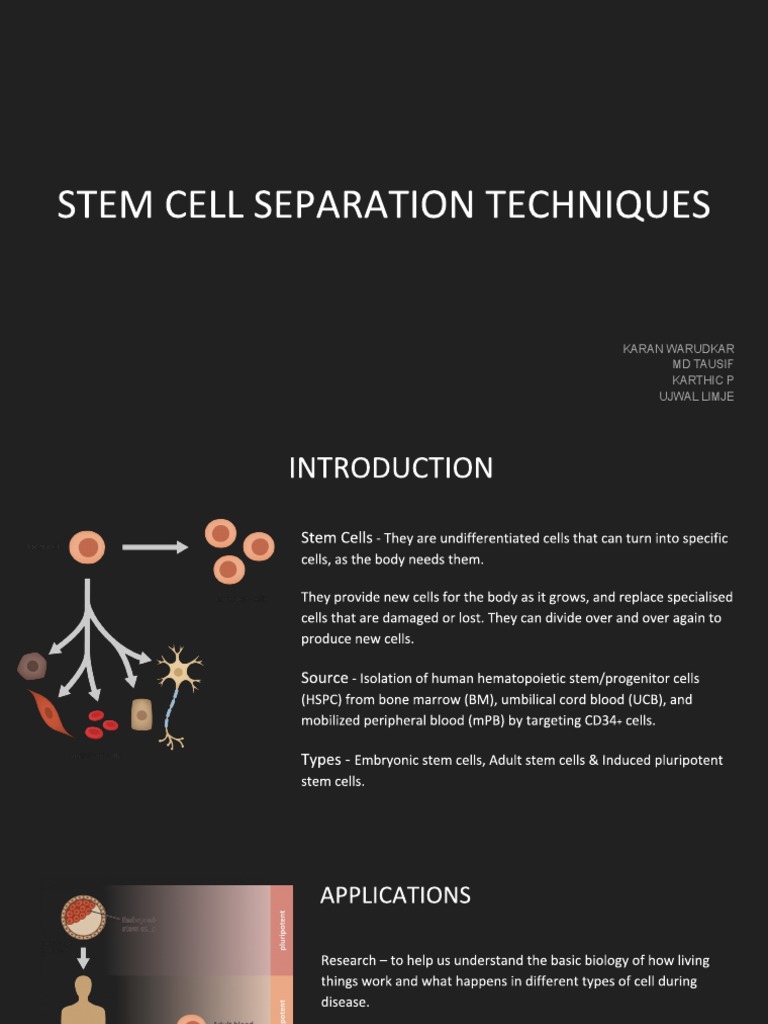 Microfluidics in Stem Cell Separation | PDF