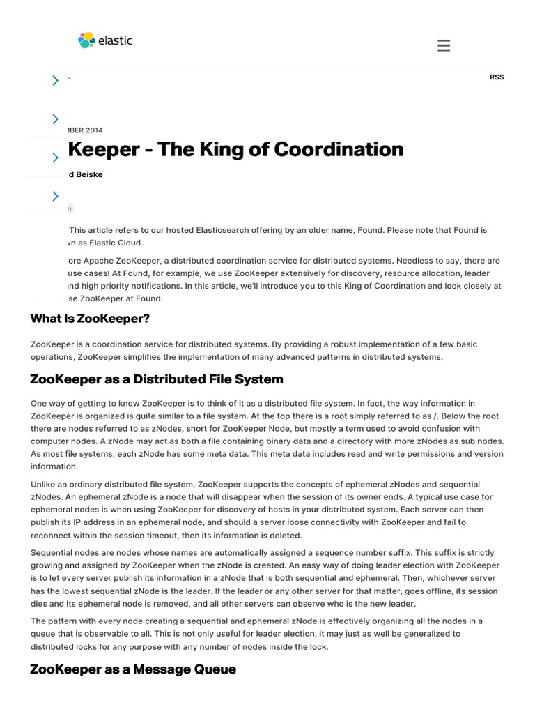 Introduction To Zookeeper | PDF | Database Transaction | Distributed ...