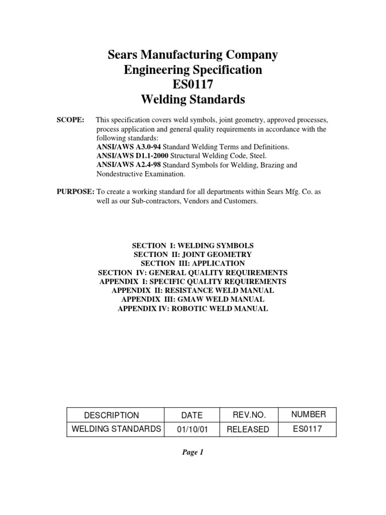 Welding Standards | PDF | Welding | Construction