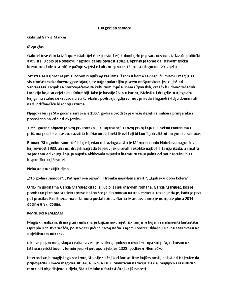 100 Godina Samoce | PDF