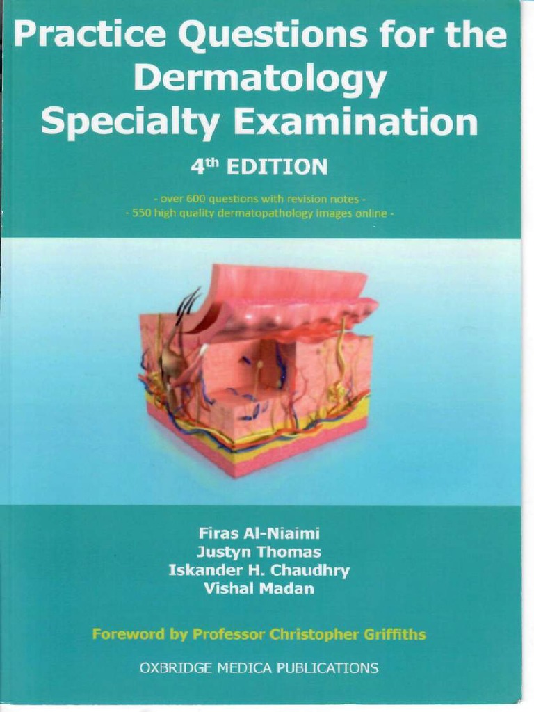 Practice Questions For Dermatology Specialty Examination | PDF