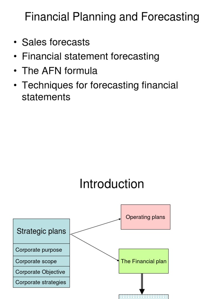 Financial Planning and Forecasting | PDF | Retained Earnings | Balance ...