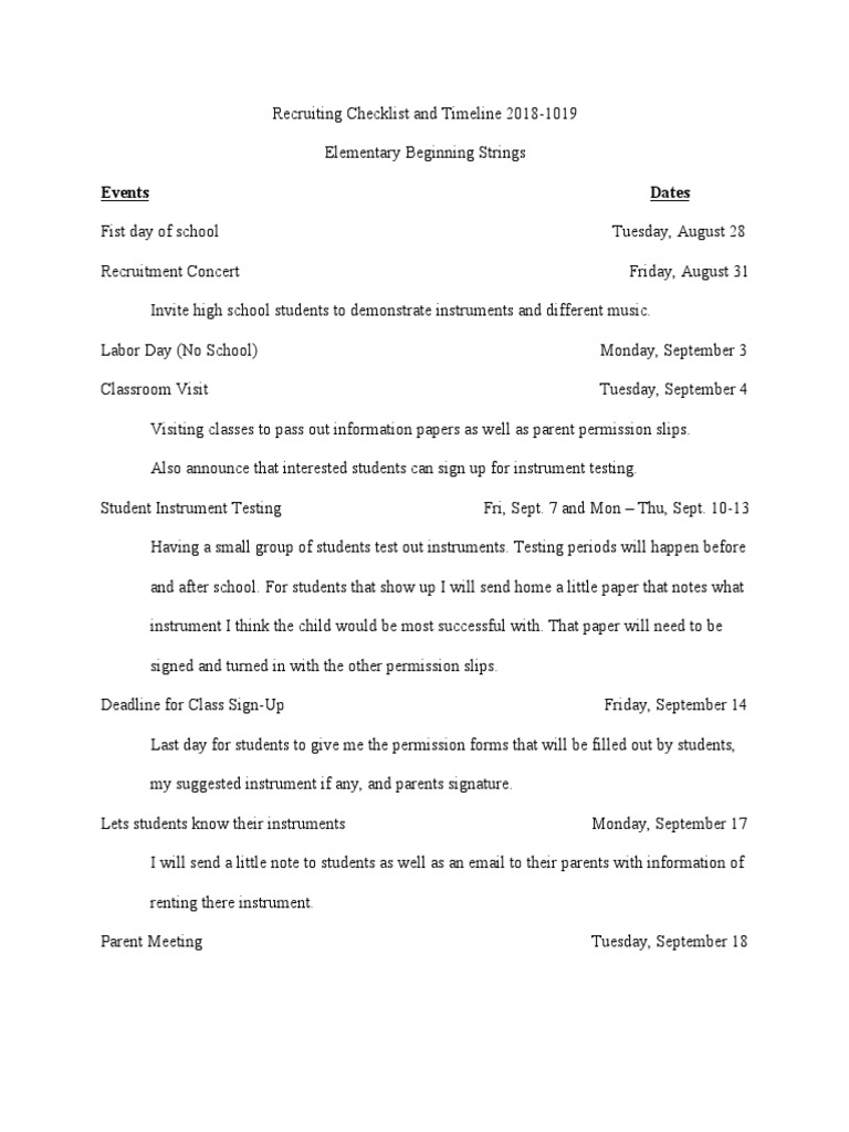 Elementary Strings Recruitment Guide | PDF | Cello | Double Bass