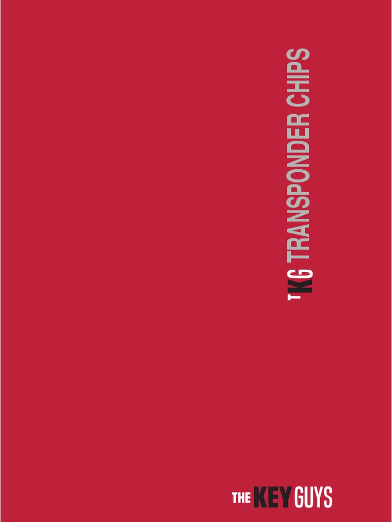 Transponder Chips | PDF | Motor Vehicle | Car